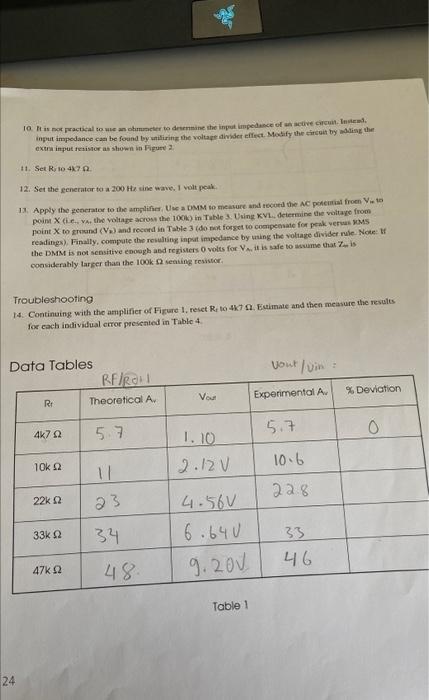 Solved The Non-inverting Voltage Amplifier Objective In this | Chegg.com
