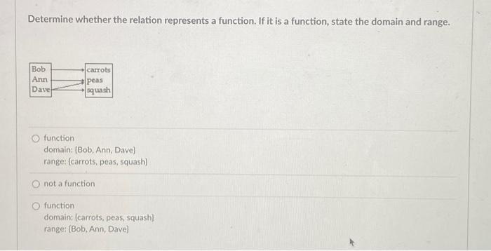Solved Determine whether the relation represents a function. | Chegg.com