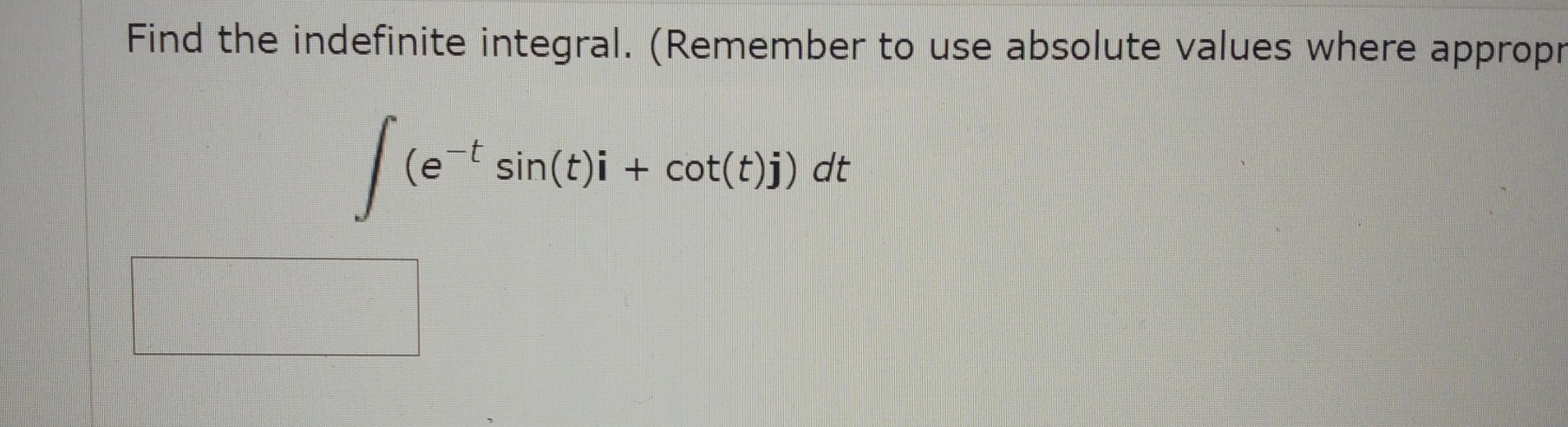 Solved Find the indefinite integral. (Remember to use | Chegg.com