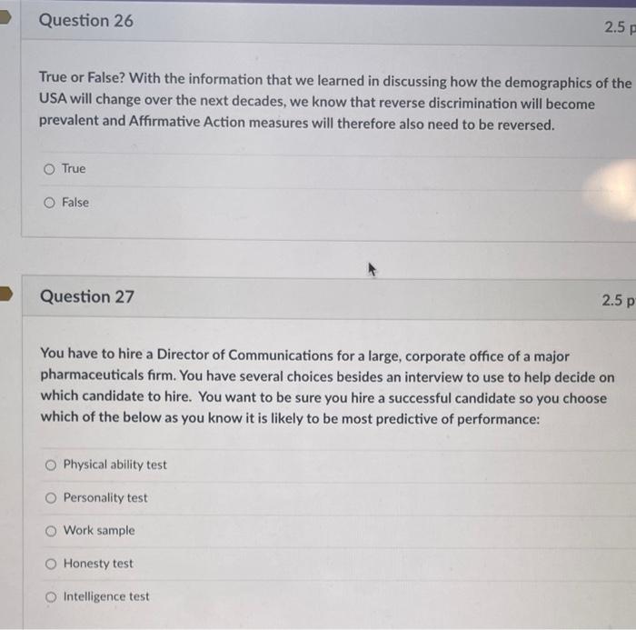 Solved True or False? With the information that we learned | Chegg.com