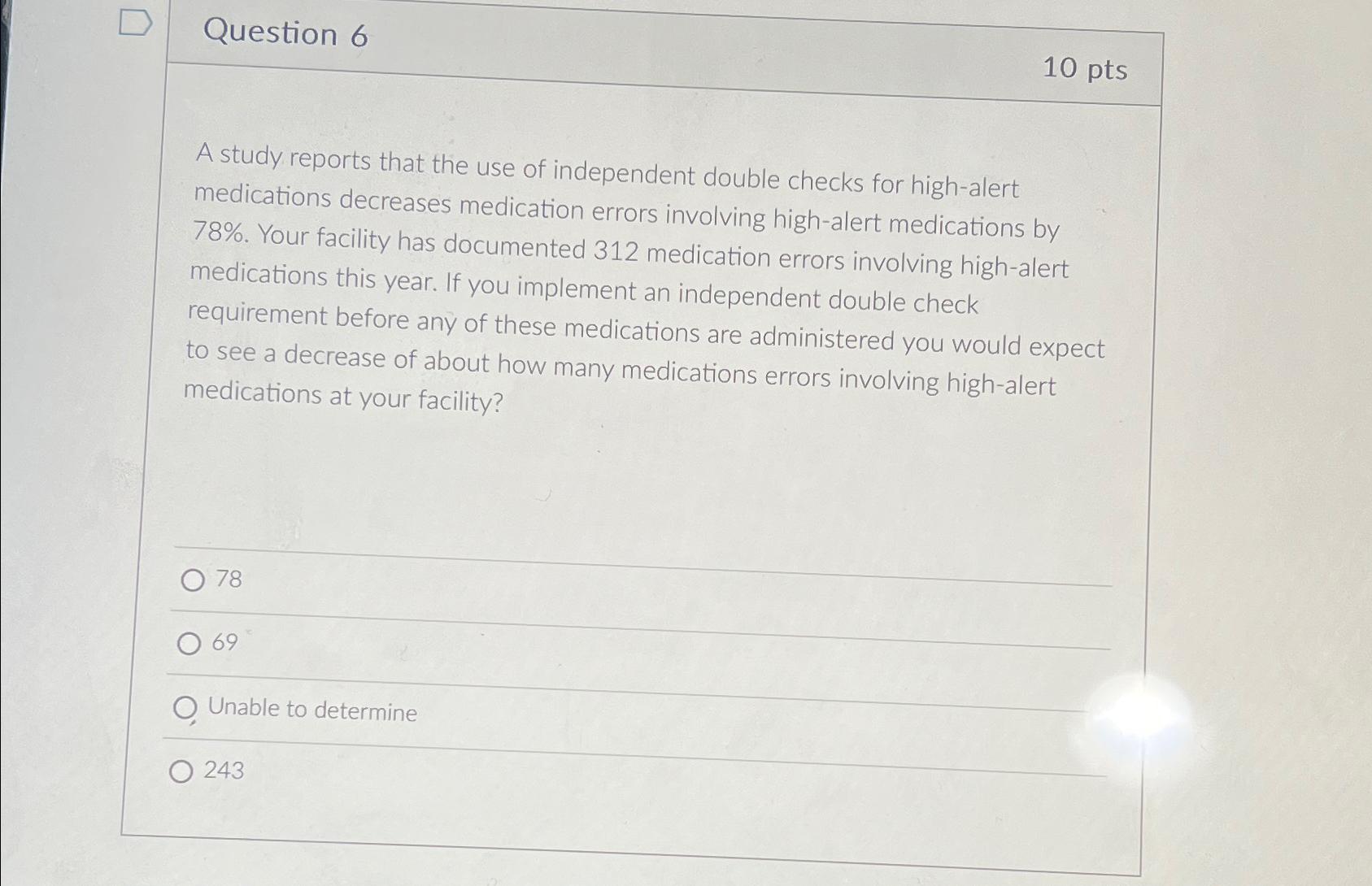 Solved A study reports that the use of independent double | Chegg.com