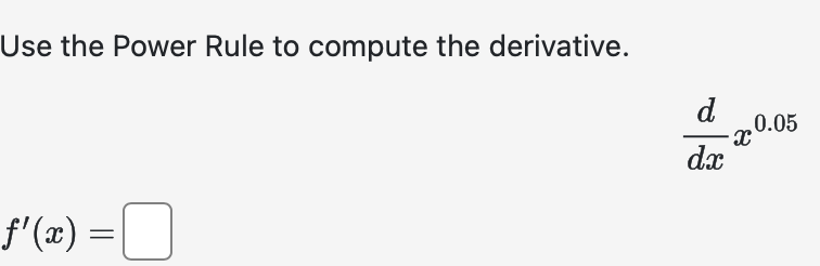 Solved Use the Power Rule to compute the | Chegg.com