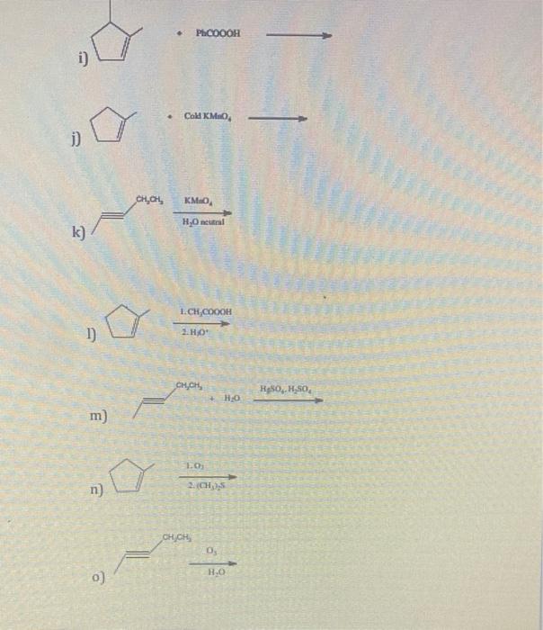 Solved 4) For the following reactions, draw the structures | Chegg.com