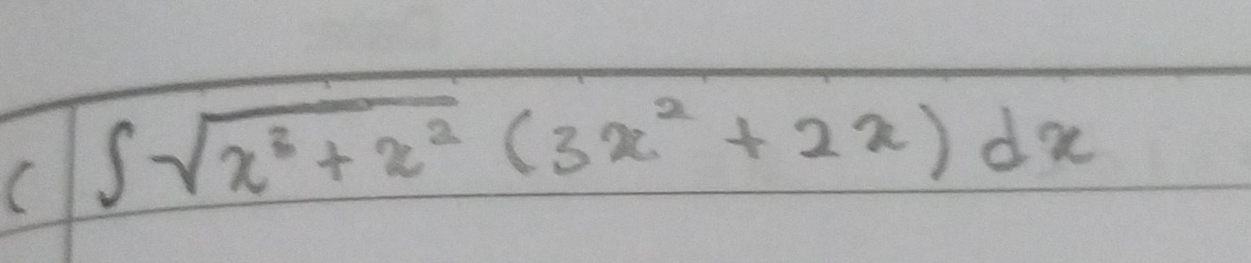 Solved Sr2²+26² (32² +22) da | Chegg.com