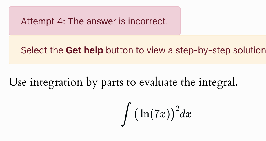 Solved Attempt 4: The answer is incorrect.Select the Get | Chegg.com