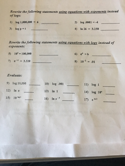 Solved Rewrite the following statements using euations with | Chegg.com