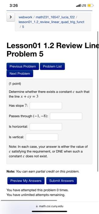 Solved webwork/ math231_16547_lucia_f22/ | Chegg.com