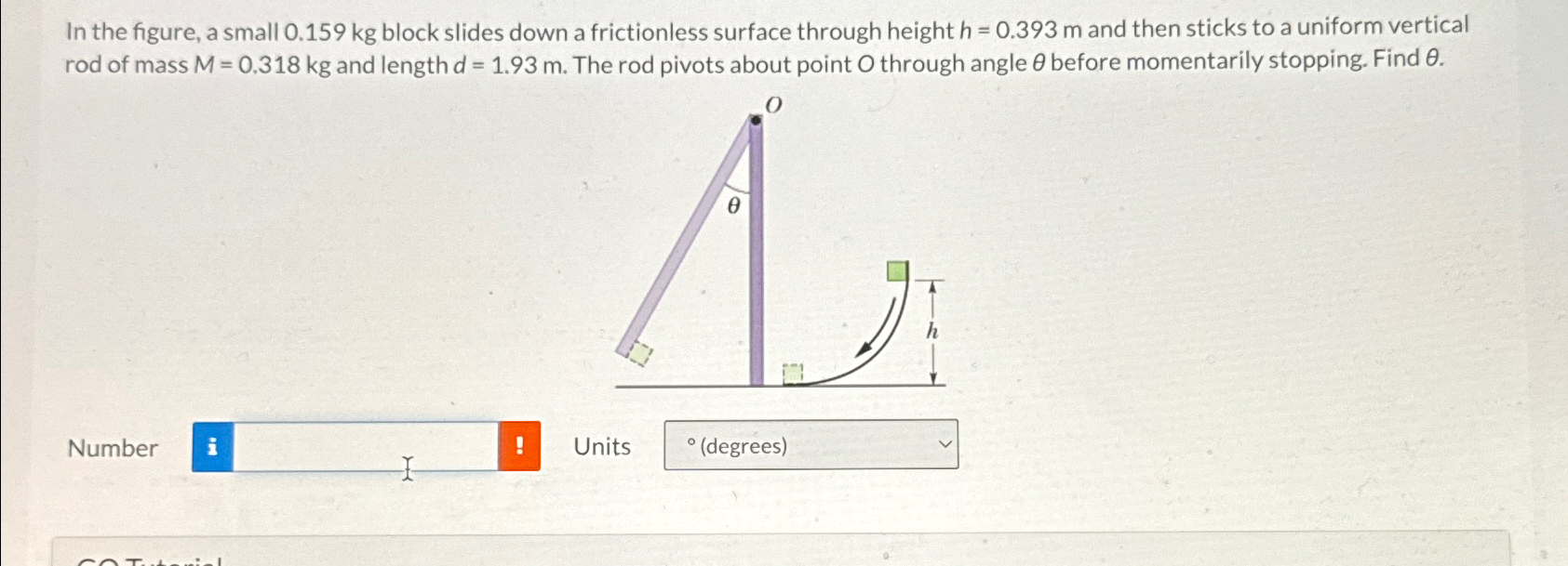 Solved In the figure, a small 0.159kg ﻿block slides down a | Chegg.com