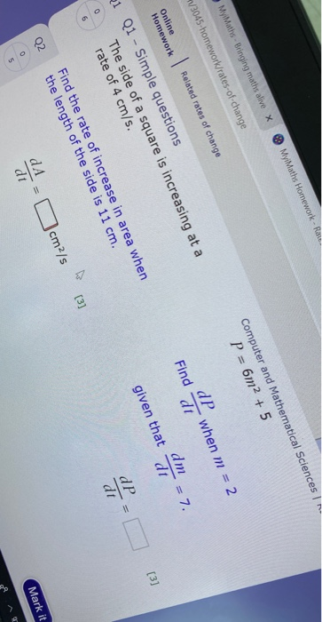 Solved My Maths Homework - Ratt Computer and Mathematical | Chegg.com