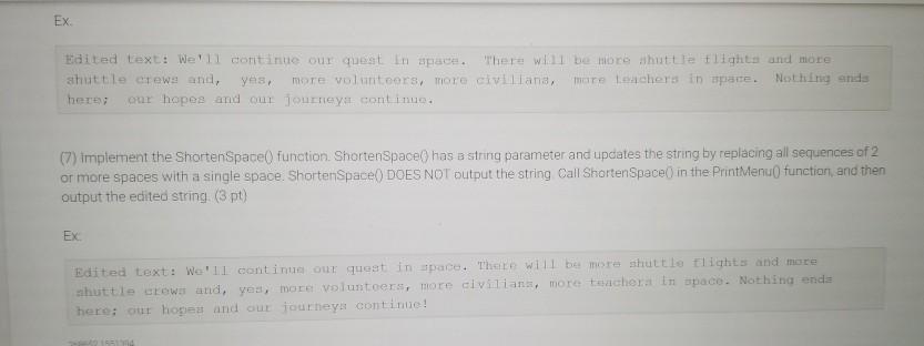 Solved 6.24 LAB*: Program: Authoring assistant in Prompt the | Chegg.com