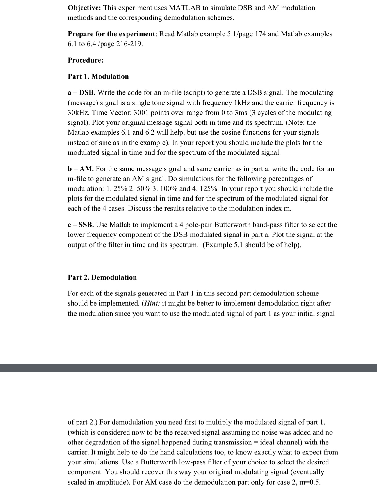 Solved methods and the corresponding demodulation schemes. | Chegg.com