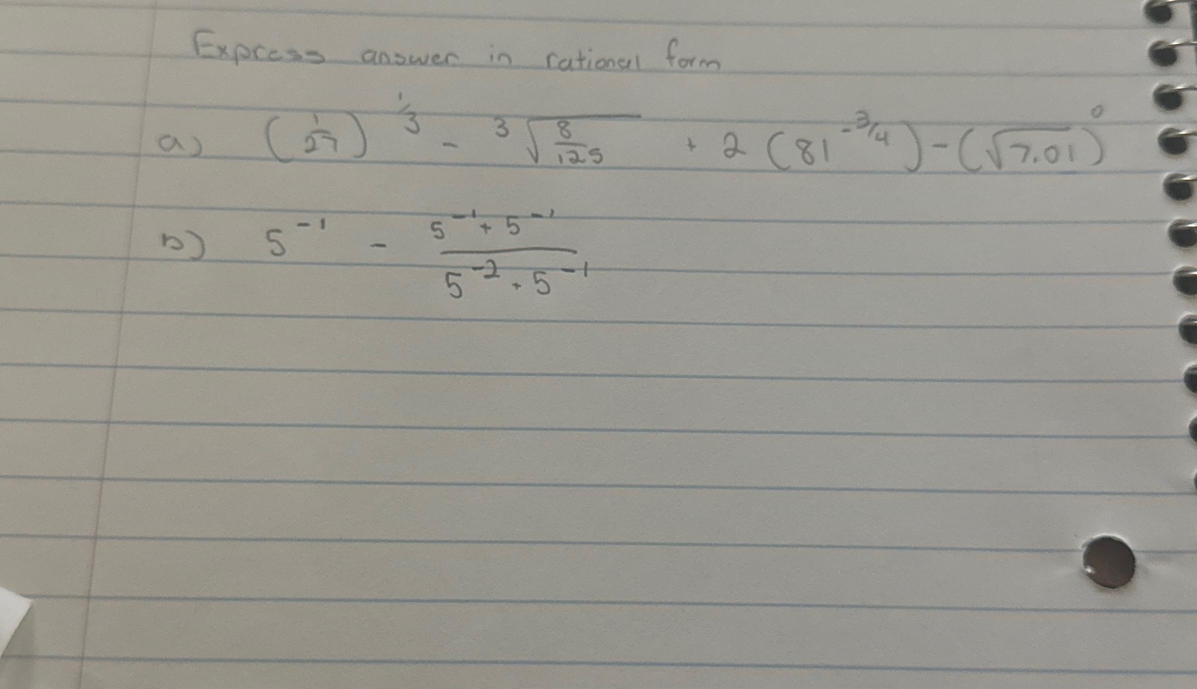 Solved Express answer in rational | Chegg.com