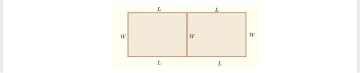 Solved Suppose you have to fence two rectangular nields with | Chegg.com