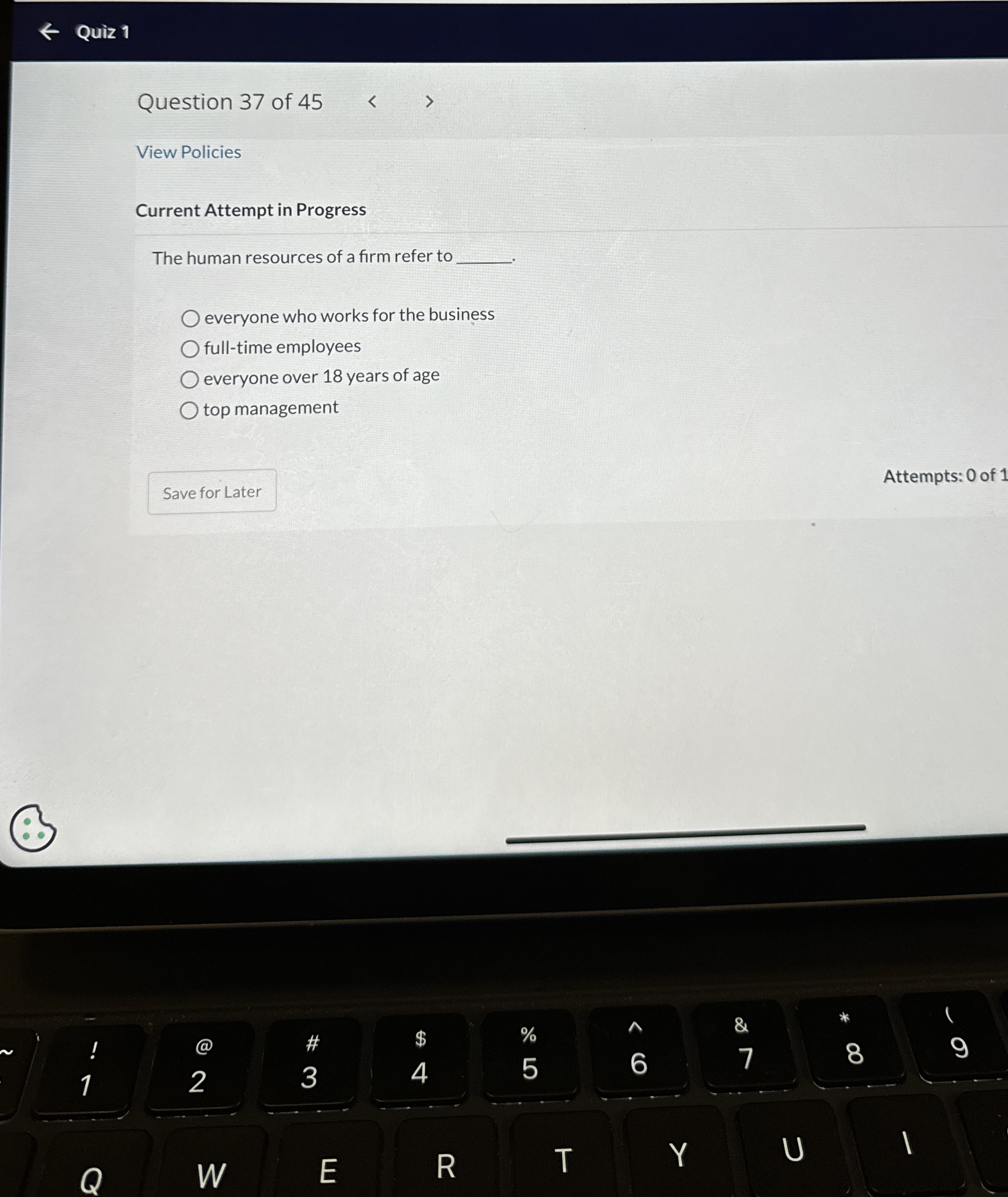 Solved View PoliciesCurrent Attempt in ProgressThe human | Chegg.com