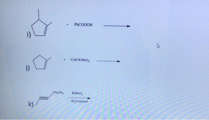 Solved 4) For the following reactions, draw the structures | Chegg.com