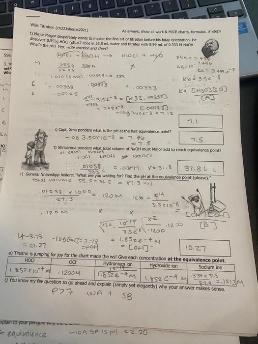Solved please use the answers and data on the first page to | Chegg.com
