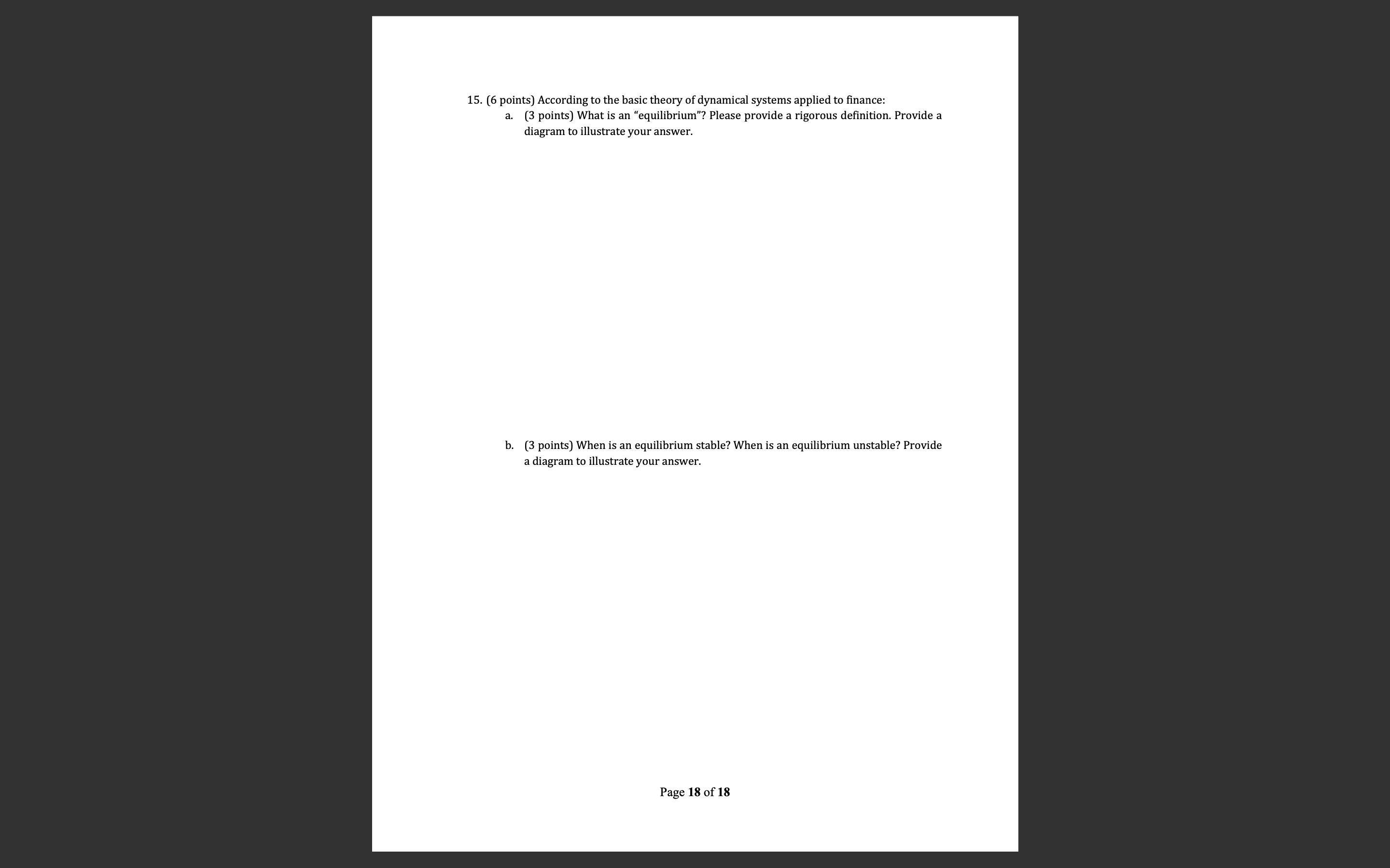Solved 15. (6 ﻿points) ﻿According to the basic theory of | Chegg.com
