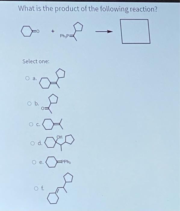Solved What is the product of the following reaction? Ph3P | Chegg.com