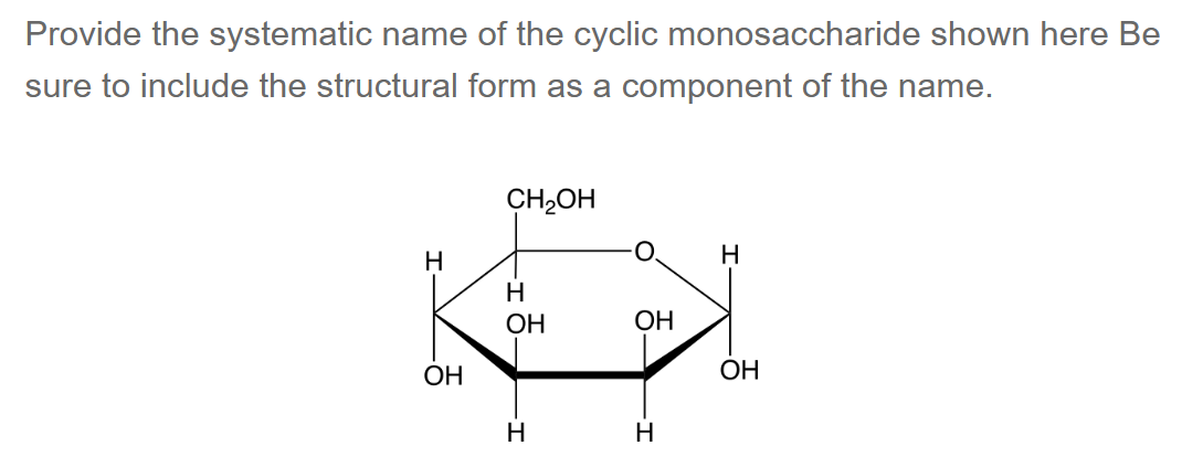 Solved Provide the systematic name of the cyclic | Chegg.com