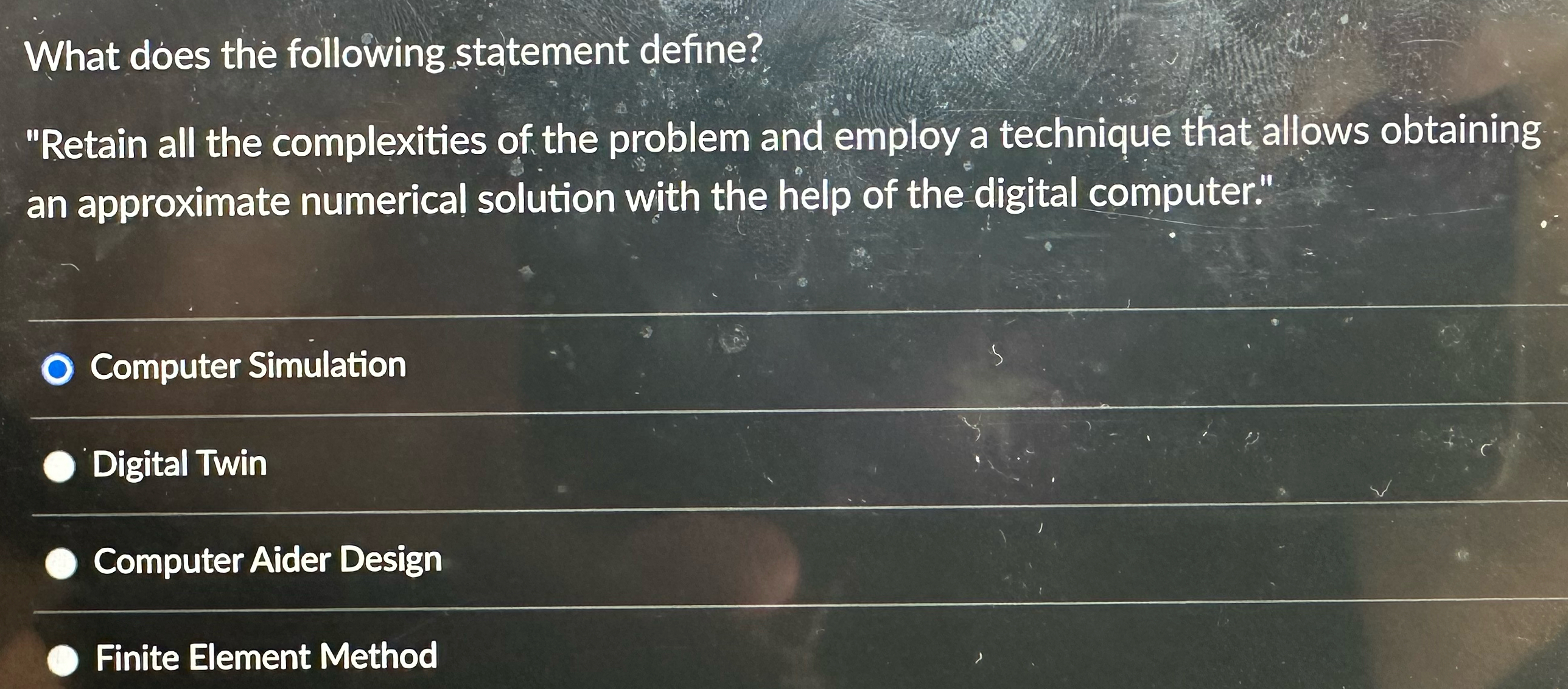 Solved What does the following statement define?"Retain all | Chegg.com