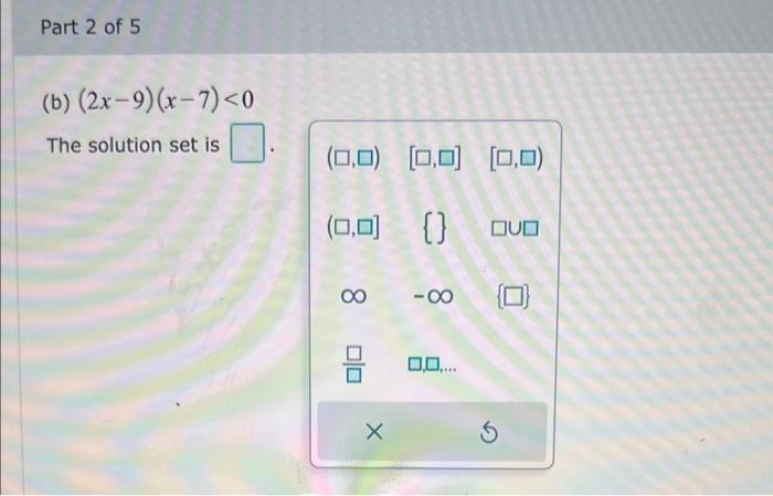 Solved Solve the equation and inequalities. Write the | Chegg.com