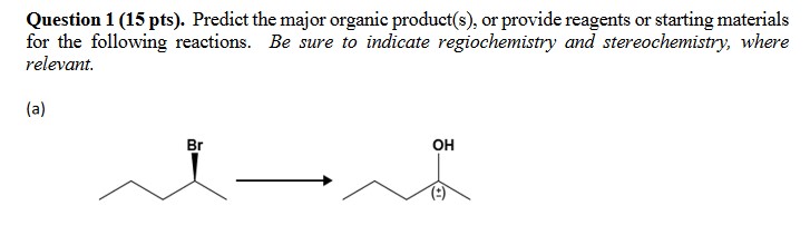 Solved reagent to turn 2-bromopentane to 2 ﻿pentanol with | Chegg.com