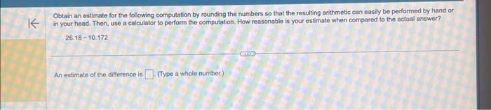 Solved Obtain an estimate for the following computation by | Chegg.com