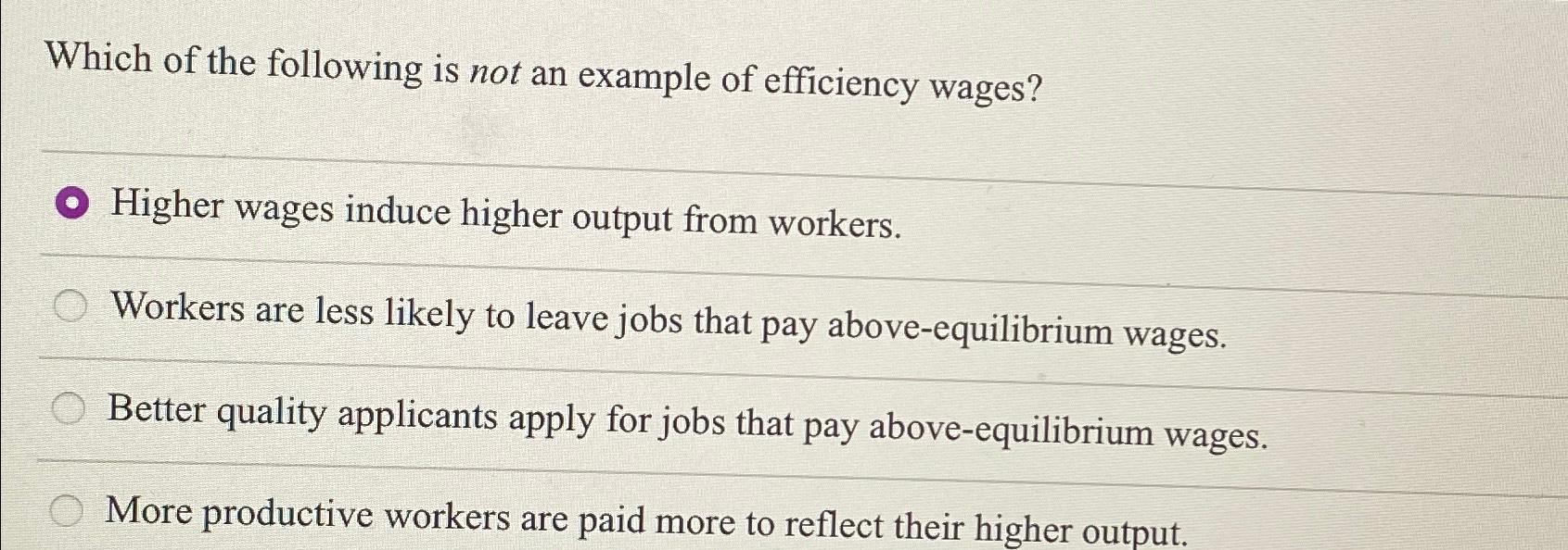 Solved Which of the following is not an example of | Chegg.com