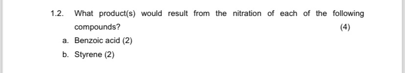 Solved by an EXPERT 1.2. ﻿What product(s) ﻿would result from the ...