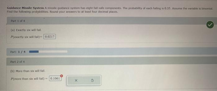 Solved Guidance Missile System A missile guidance system has | Chegg.com