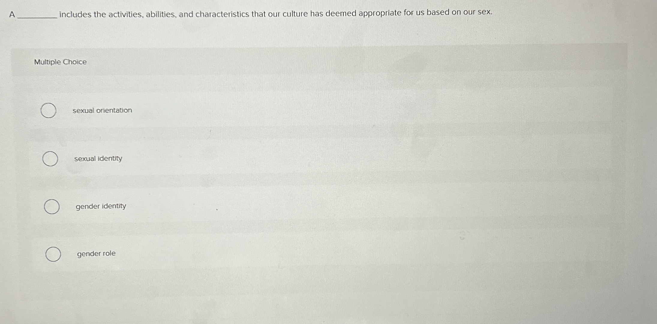 Solved A includes the activities, abilities, and | Chegg.com
