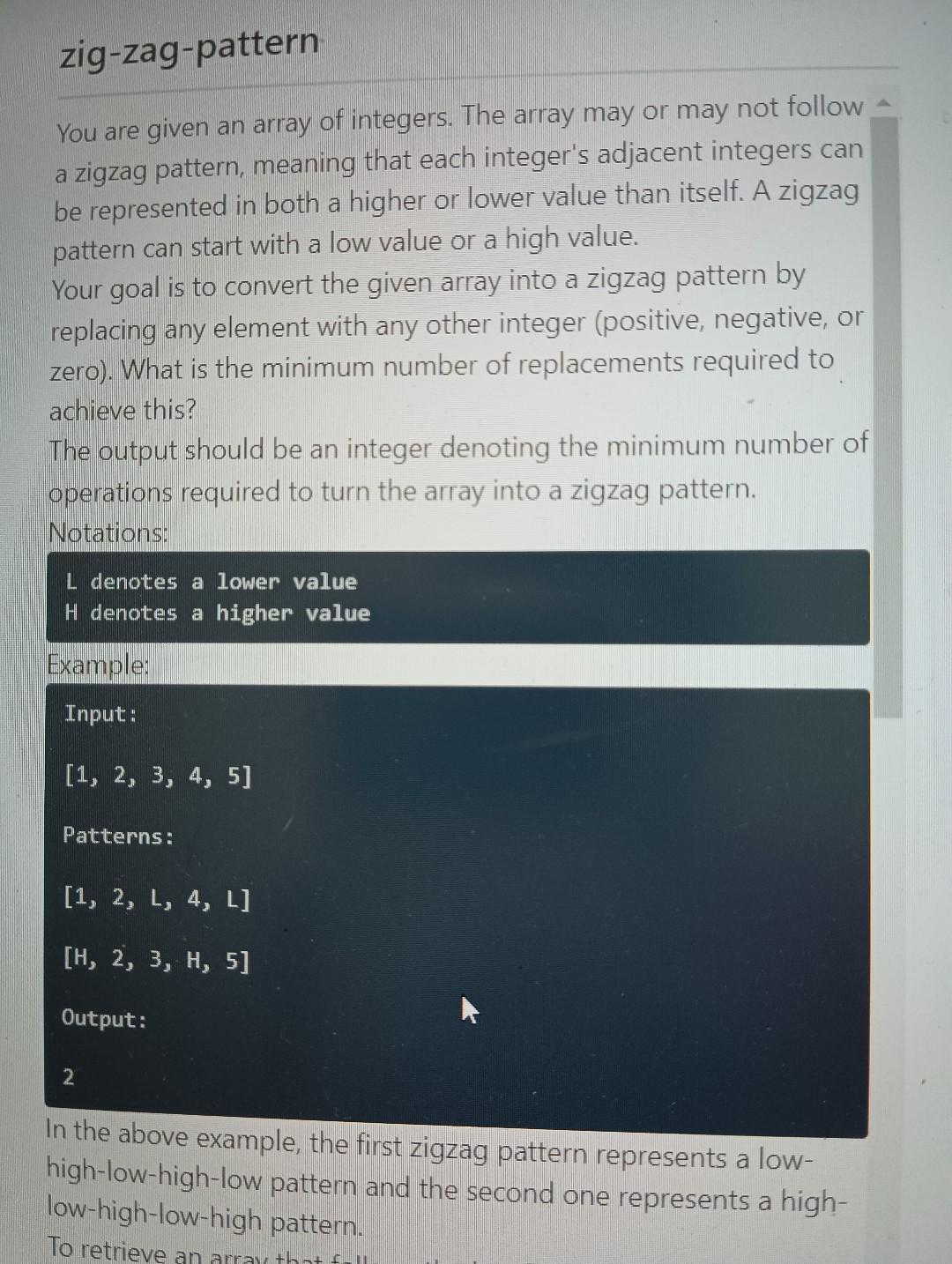 Solved You are given an array of integers. The array may or | Chegg.com