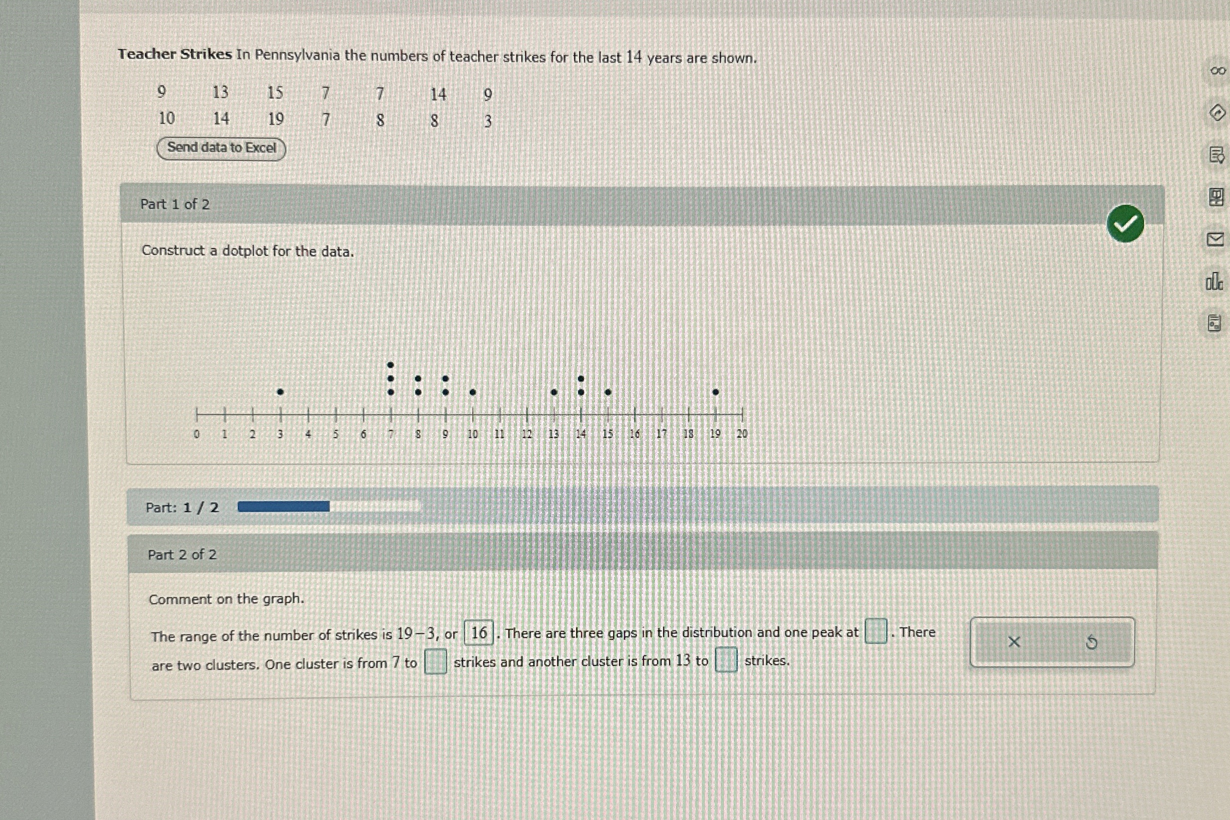 Solved Teacher Strikes In Pennsylvania the numbers of | Chegg.com