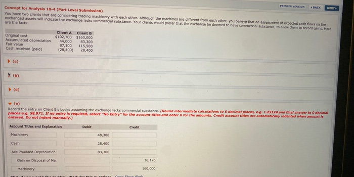 Solved PRINTER VERSION BACK MENT Concept for Analysis 10-4 | Chegg.com
