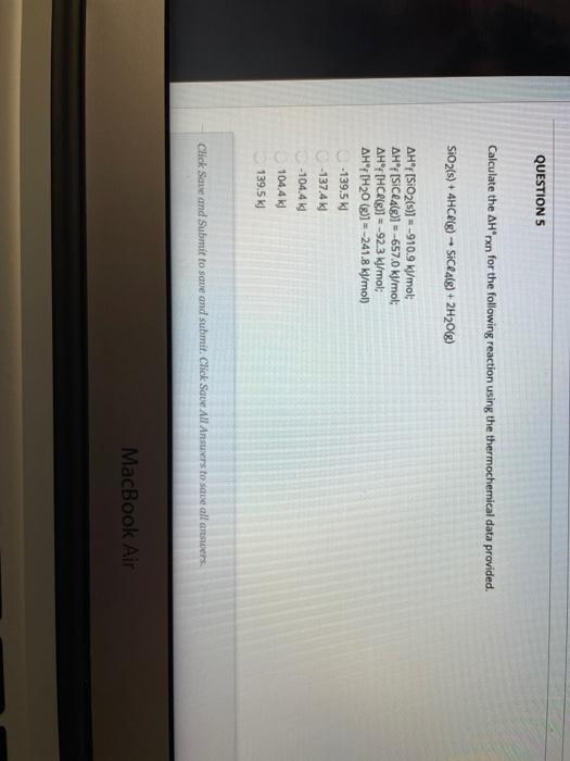 Solved QUESTION 4 Consider a reaction between magnesium | Chegg.com