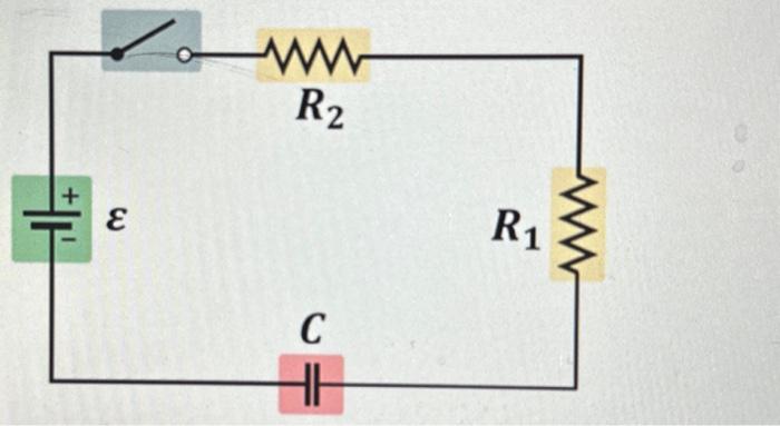 Solved A circuit consists of a resistor R₁ = 124 ohms, a | Chegg.com