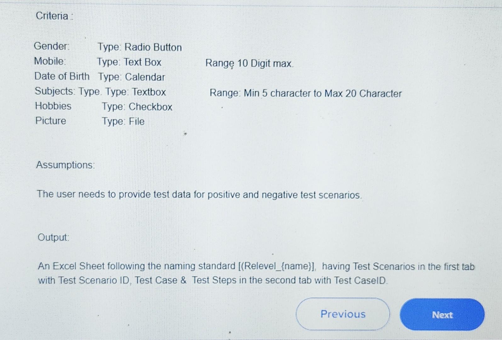 Use Case for Application page with Calendar, | Chegg.com
