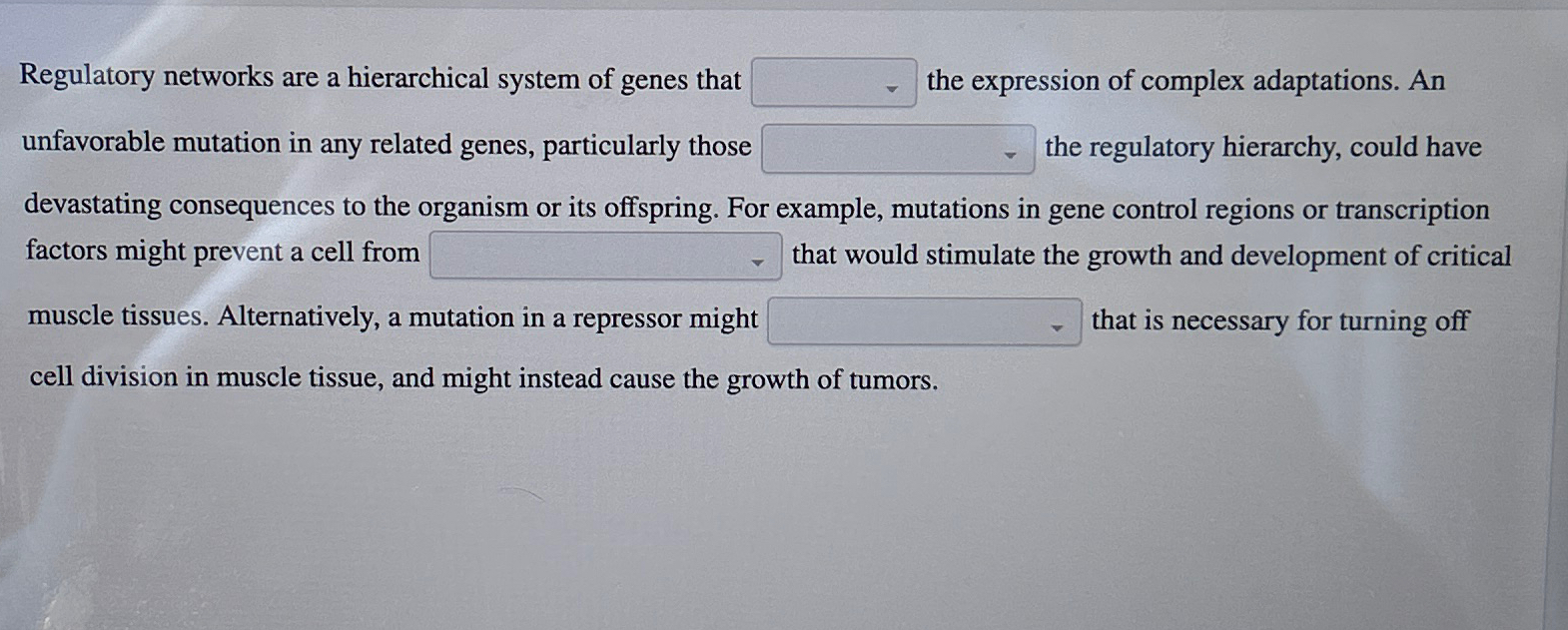 Solved Regulatory networks are a hierarchical system of | Chegg.com