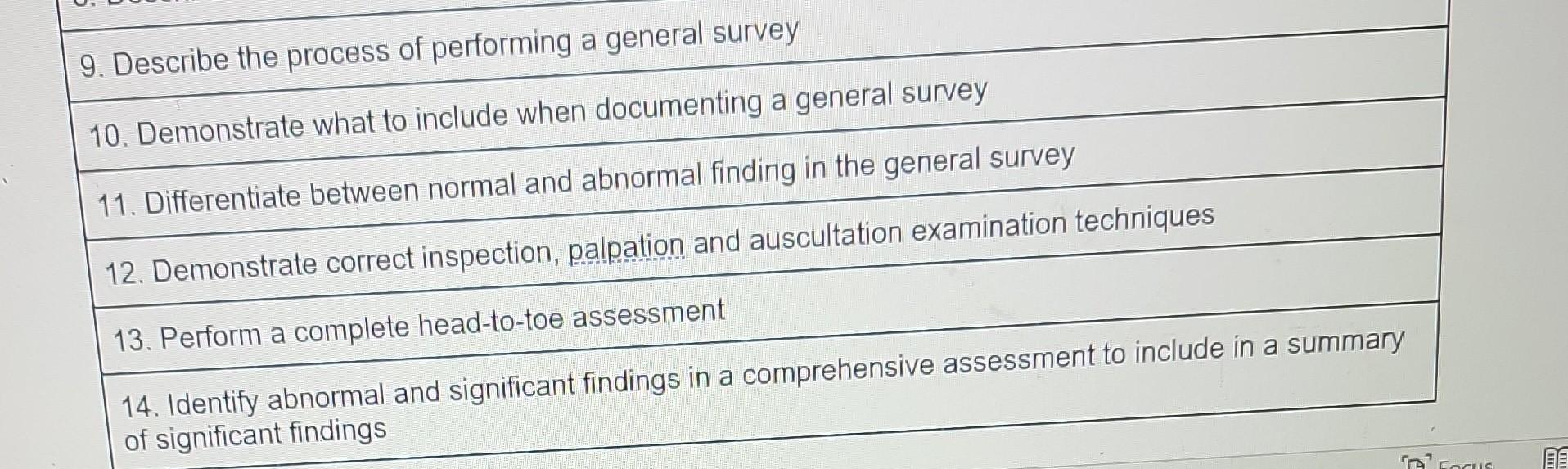 9. Describe the process of performing a general | Chegg.com