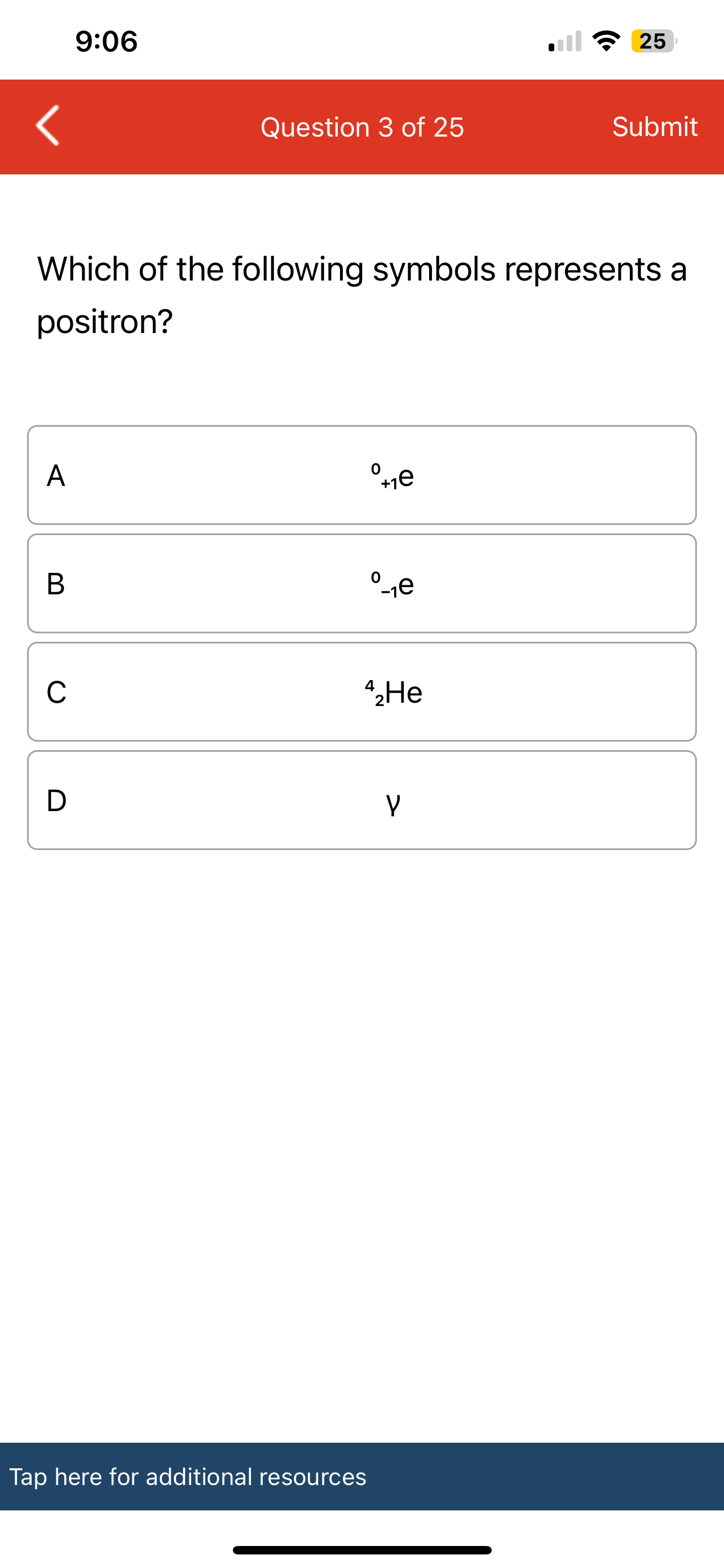 Solved 9:0625Question 3 ﻿of 25SubmitWhich of the following | Chegg.com