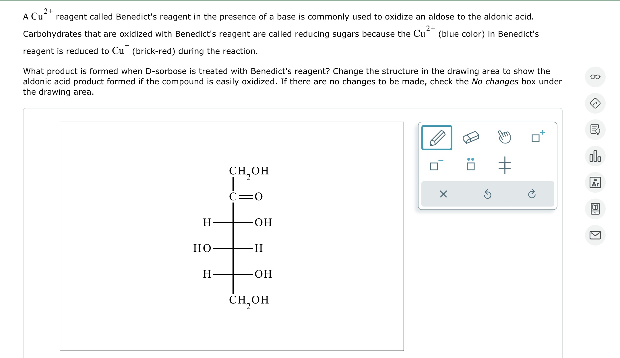 Solved ACu2+ ﻿reagent called Benedict's reagent in the | Chegg.com