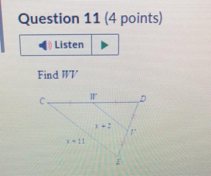 Solved Question 11 (4 points) Find TT | Chegg.com