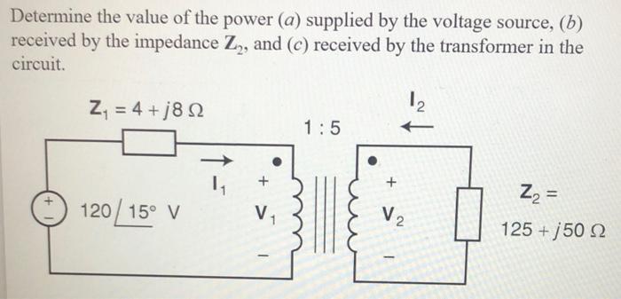 Solved Determine the value of the power (a) supplied by the | Chegg.com