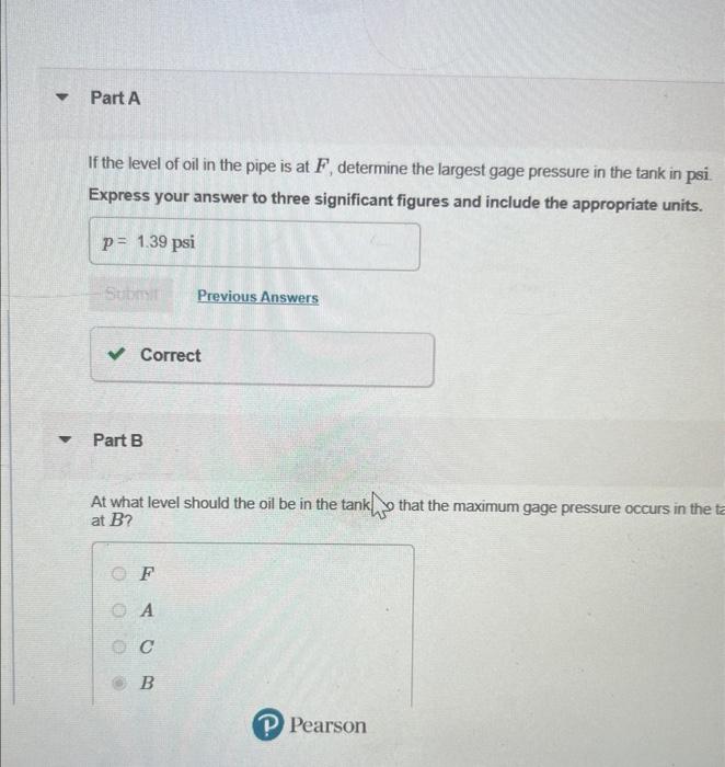 Solved The standpipe is connected at C to the field storage | Chegg.com