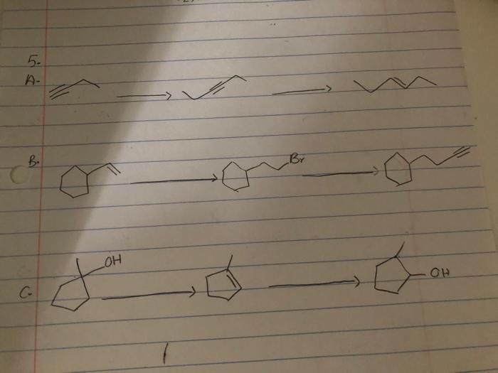 Solved provide the missing reagents above the arrow for the | Chegg.com