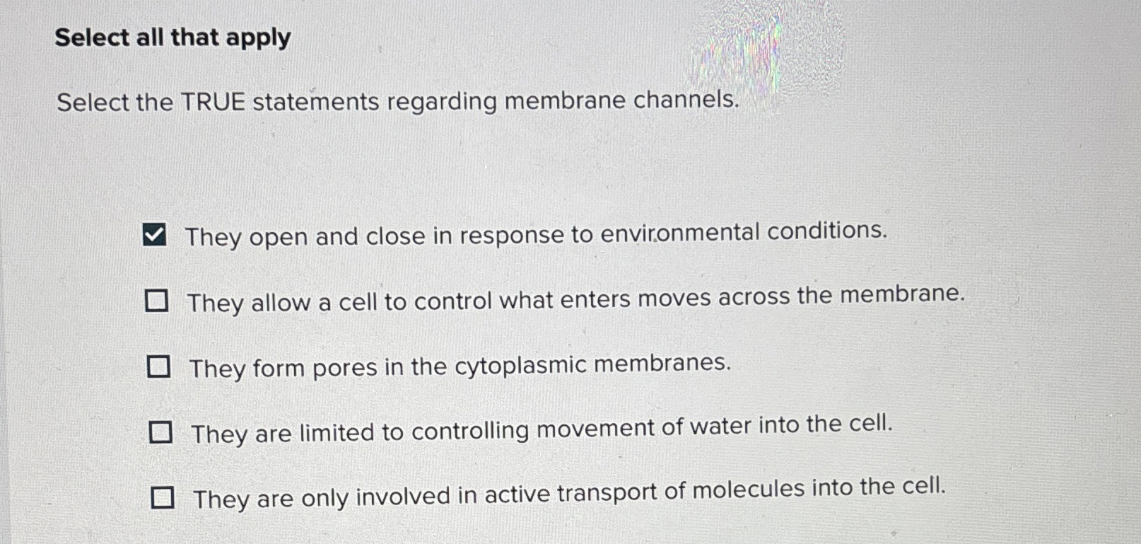 Solved Select all that applySelect the TRUE statements | Chegg.com