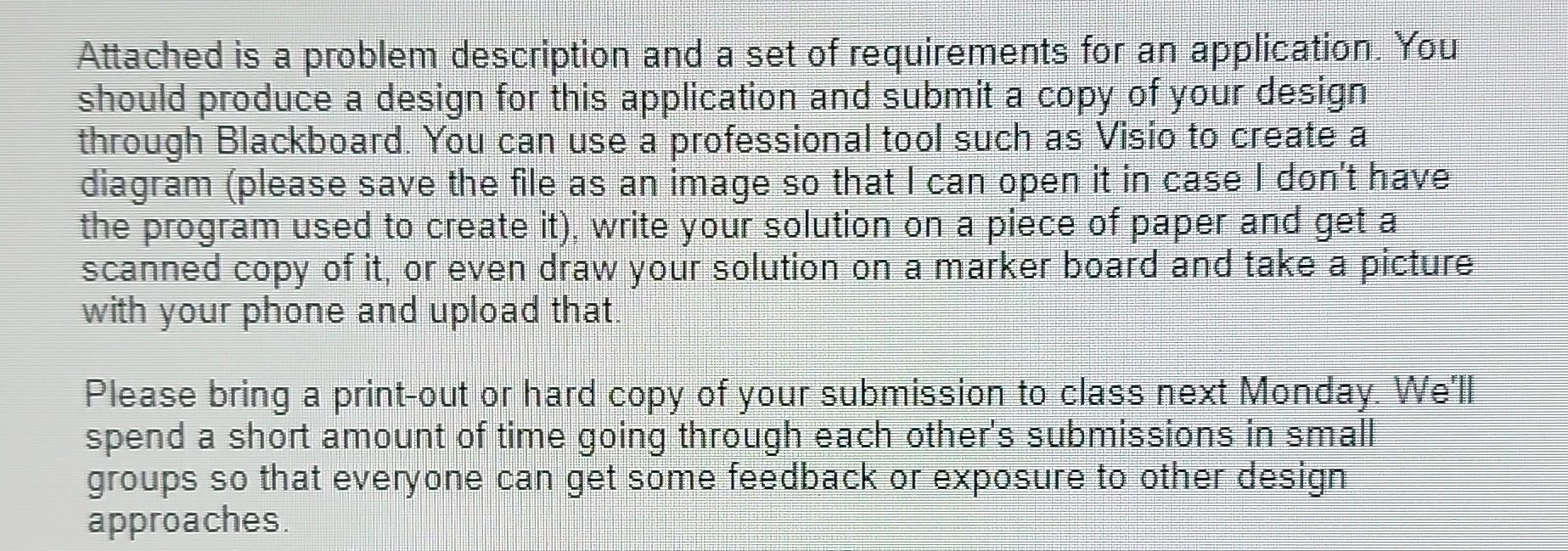 Solved Attached is a problem description and a set of | Chegg.com