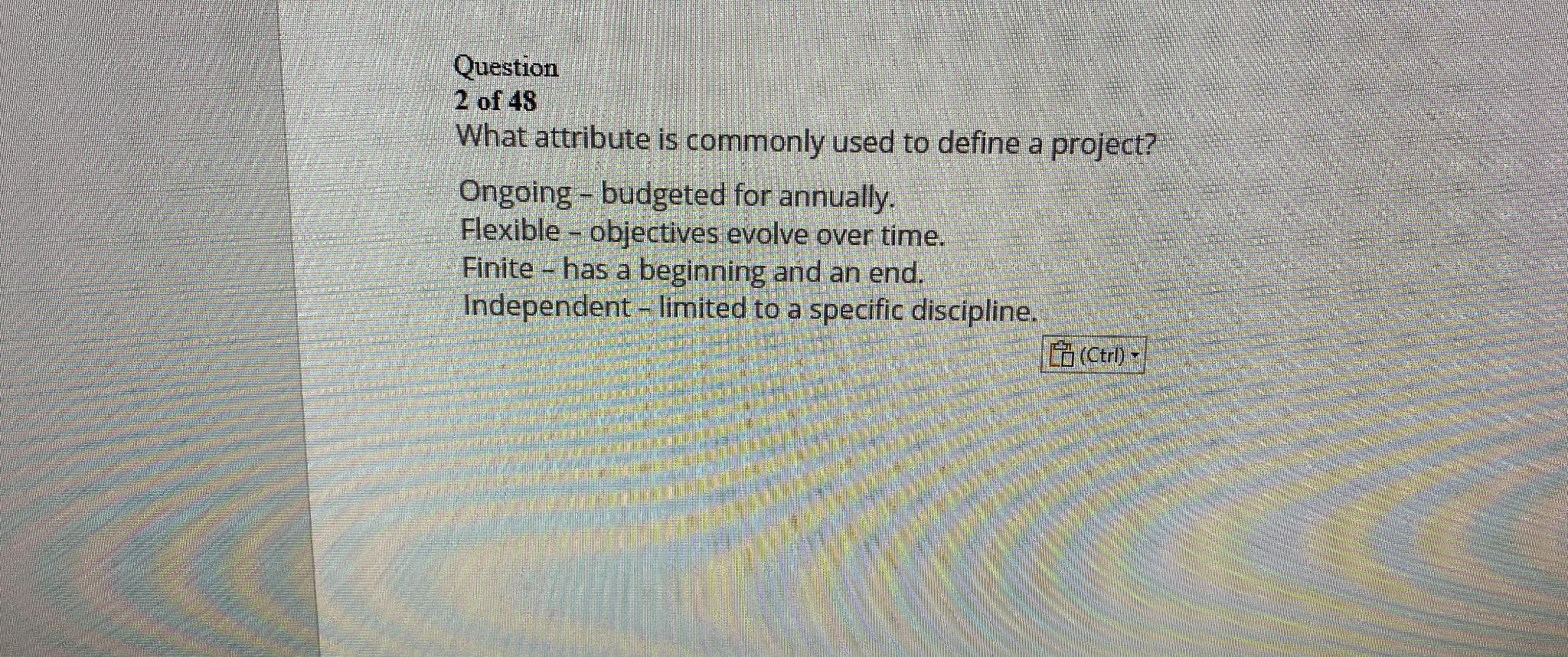 Solved Question2 of 48What attribute is commonly used to | Chegg.com