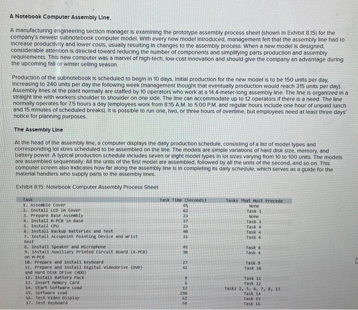 Solved What is the maximum cycle time and efficiency of the | Chegg.com
