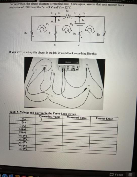 Solved Part B: The Three-Loop Circuit The purpose of this | Chegg.com